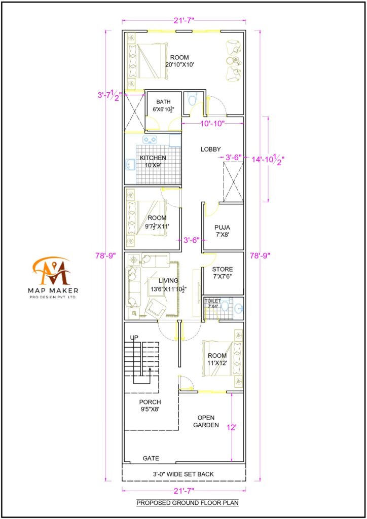 Floor Plan - Map Maker Pro Design Pvt Ltd