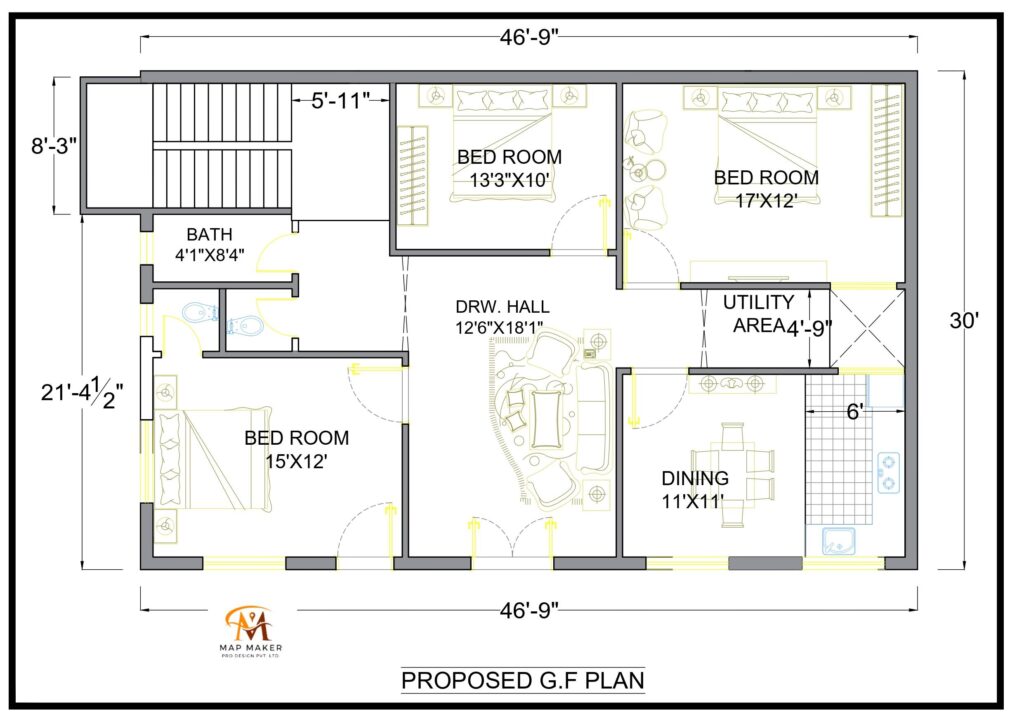 Floor Plan - Map Maker Pro Design Pvt Ltd